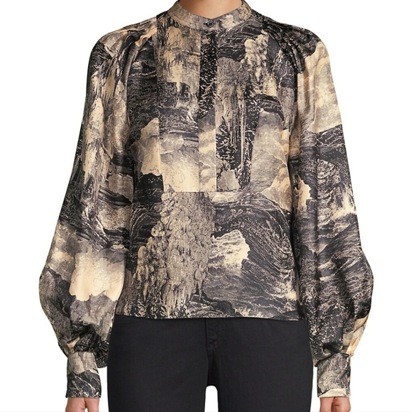 Burberry | Tops | Burberry Kookaburra Silk Blouse | Poshmark